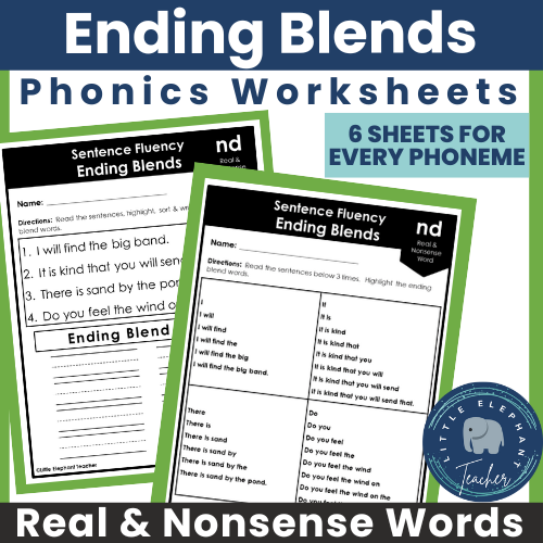 Phonics Worksheets for Older Students