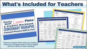 Unit 4 - Consonants Digraphs Worksheets, Lessons, and Activities