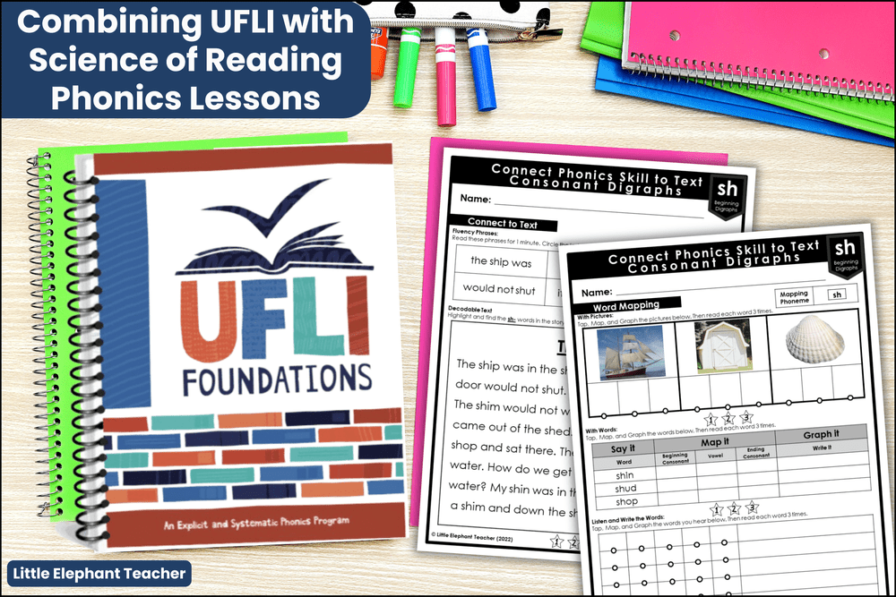 Combining UFLI with My Science of Reading Phonics Lessons to ...