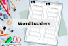 Phonemic Awareness and Phonics Using 3 Engaging Word Ladder Activities