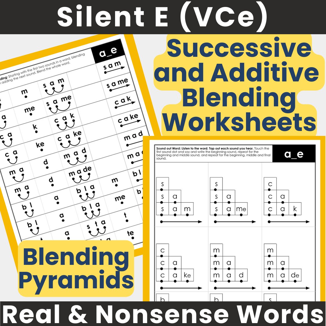 Segmenting and Blending Worksheets