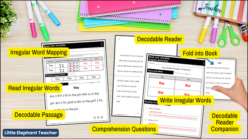Build Foundational Skills with UFLI Aligned Irregular Sight and Heart ...