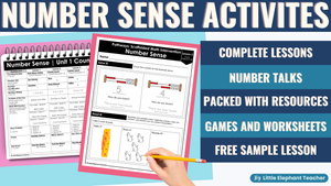 Number Sense Activities Made Easy: Hands-On Lessons, Worksheets, and ...
