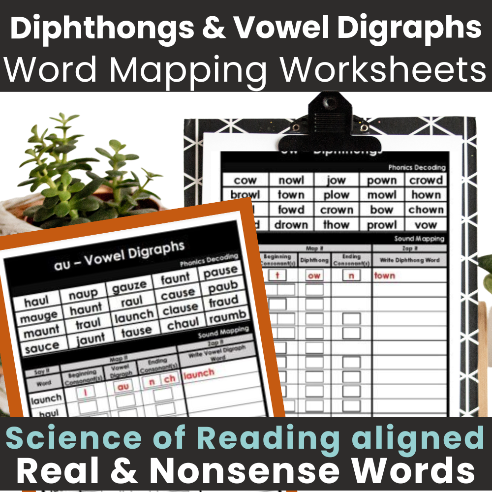 Orthographic Mapping Worksheets