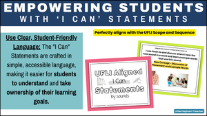 Empower Your Students with UFLI-Aligned "I Can" Statements