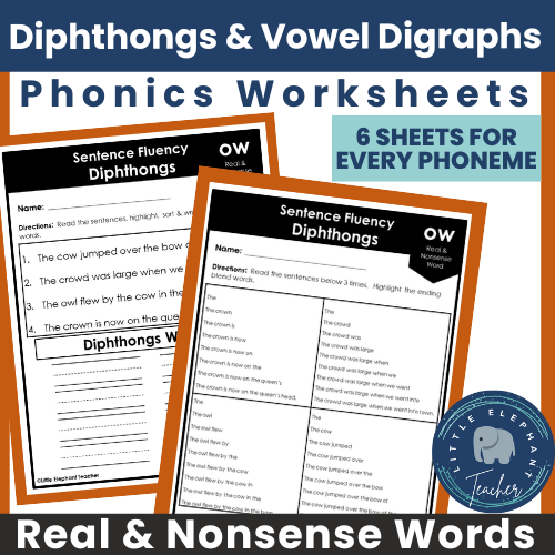 Phonics Worksheets for Older Students