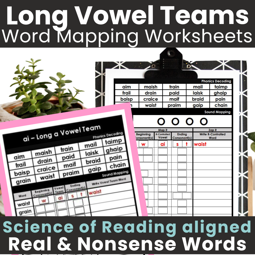 Orthographic Mapping Worksheets