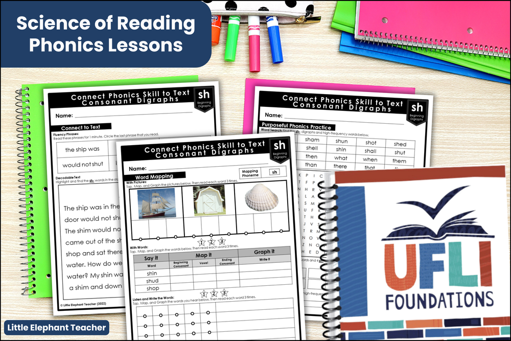 Combining UFLI with My Science of Reading Phonics Lessons to ...