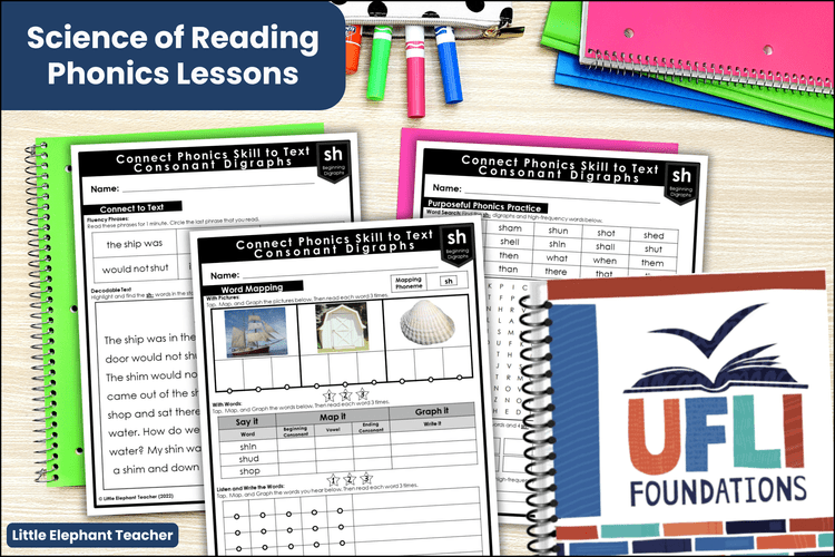 Combining UFLI with My Science of Reading Phonics Lessons to ...