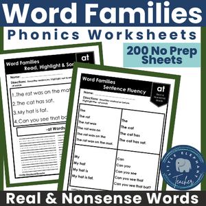 Phonics Worksheets for Older Students