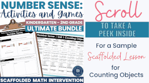 Number Sense Activities and Worksheets