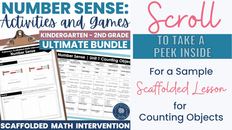 Number Sense Activities and Worksheets