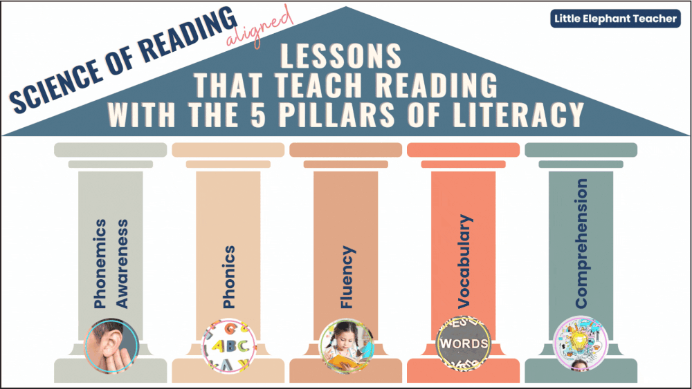 5 Pillars of Literacy- Lessons That Teach Reading