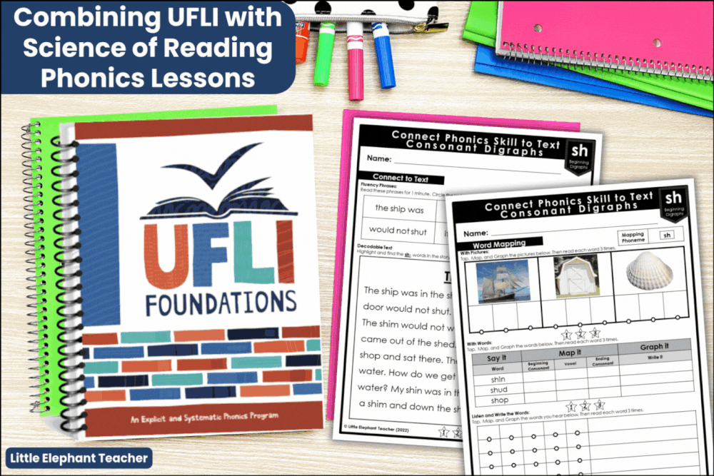 Combining UFLI with My Science of Reading Phonics Lessons to ...