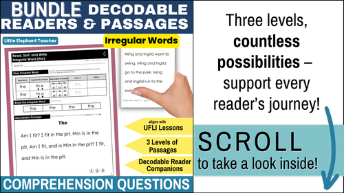 Build Foundational Skills with UFLI Aligned Irregular Sight and Heart ...