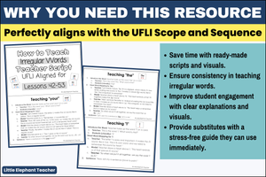 How to Teach UFLI Aligned Irregular Heart and Sight Words - The Guide!