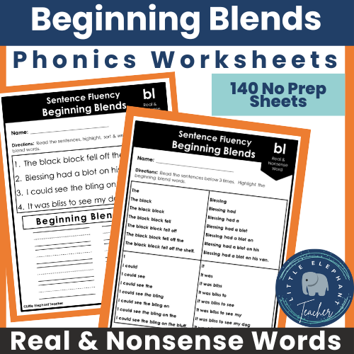 Phonics Worksheets for Older Students