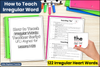 How to Teach UFLI Aligned Irregular Heart and Sight Words - The Guide!