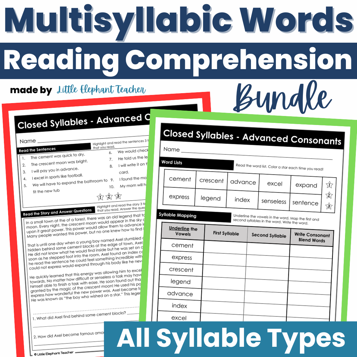 Multisyllabic Open Syllable Words- 5 Components You Need to Explicitly ...