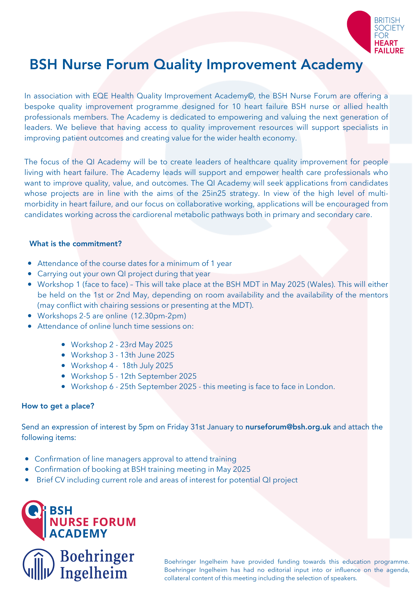 QI Academy — British Society For Heart Failure