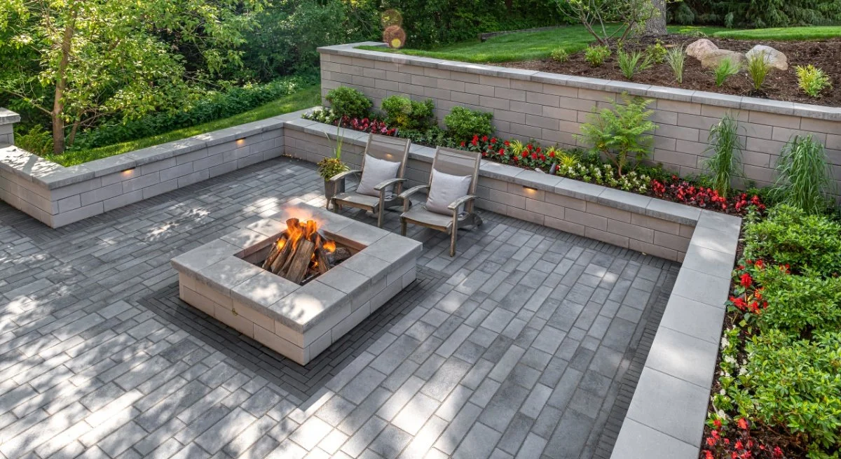 Outdoor Fire Feature Installation in Plymouth, MI | Premier Landscaping