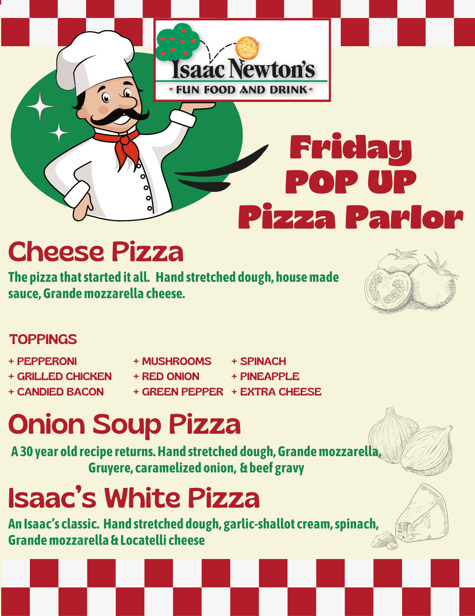 Menu 1 — Isaac Newton's