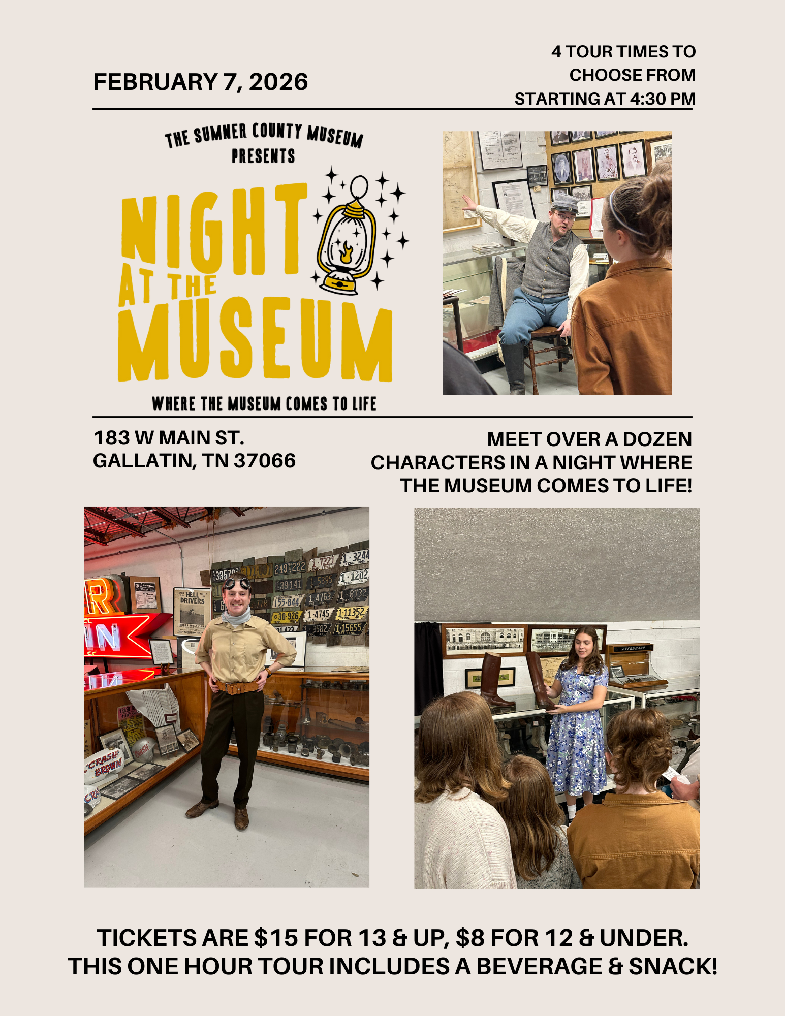 Sumner County Museum Website