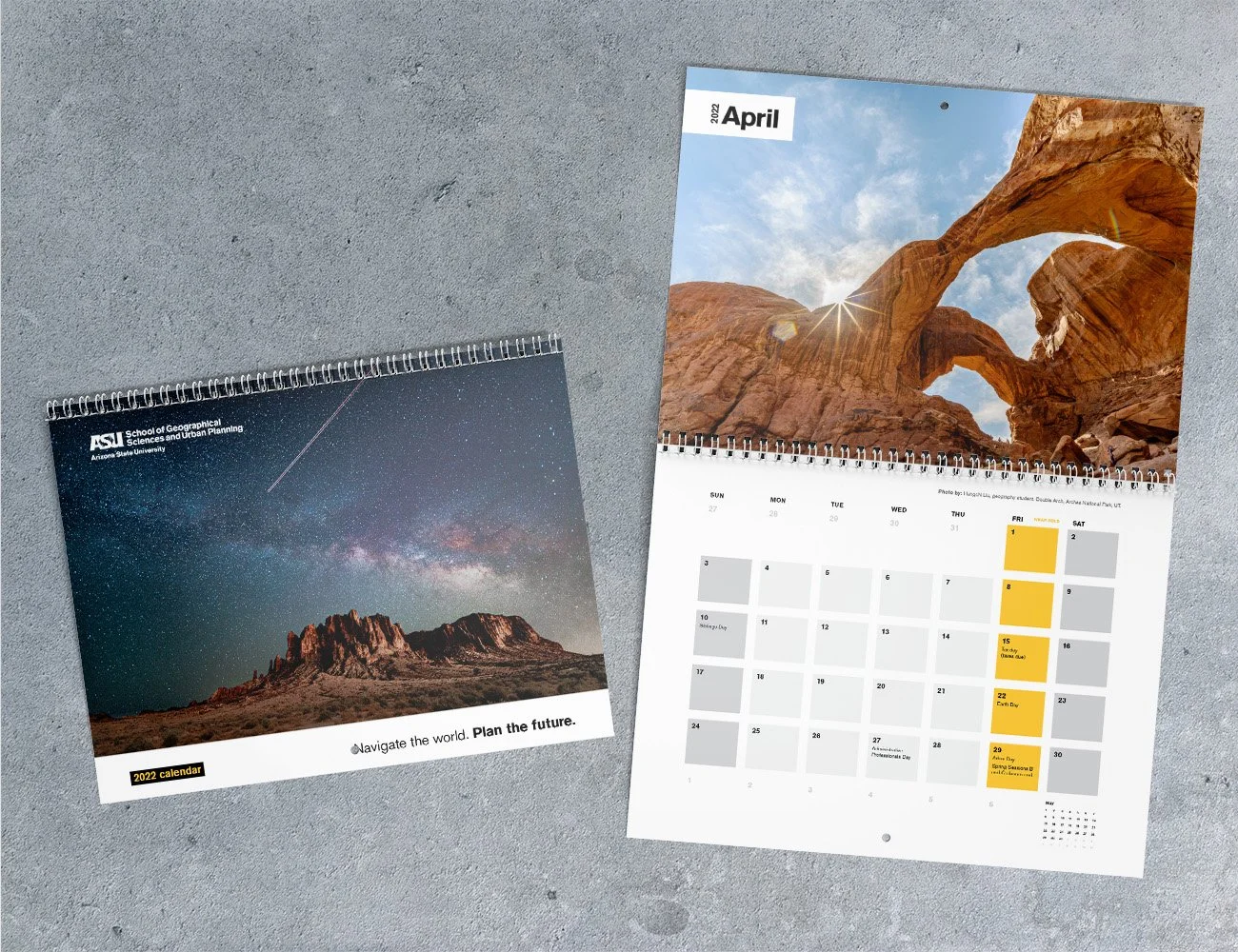 ASU Calendar — Bailey Vidler Design