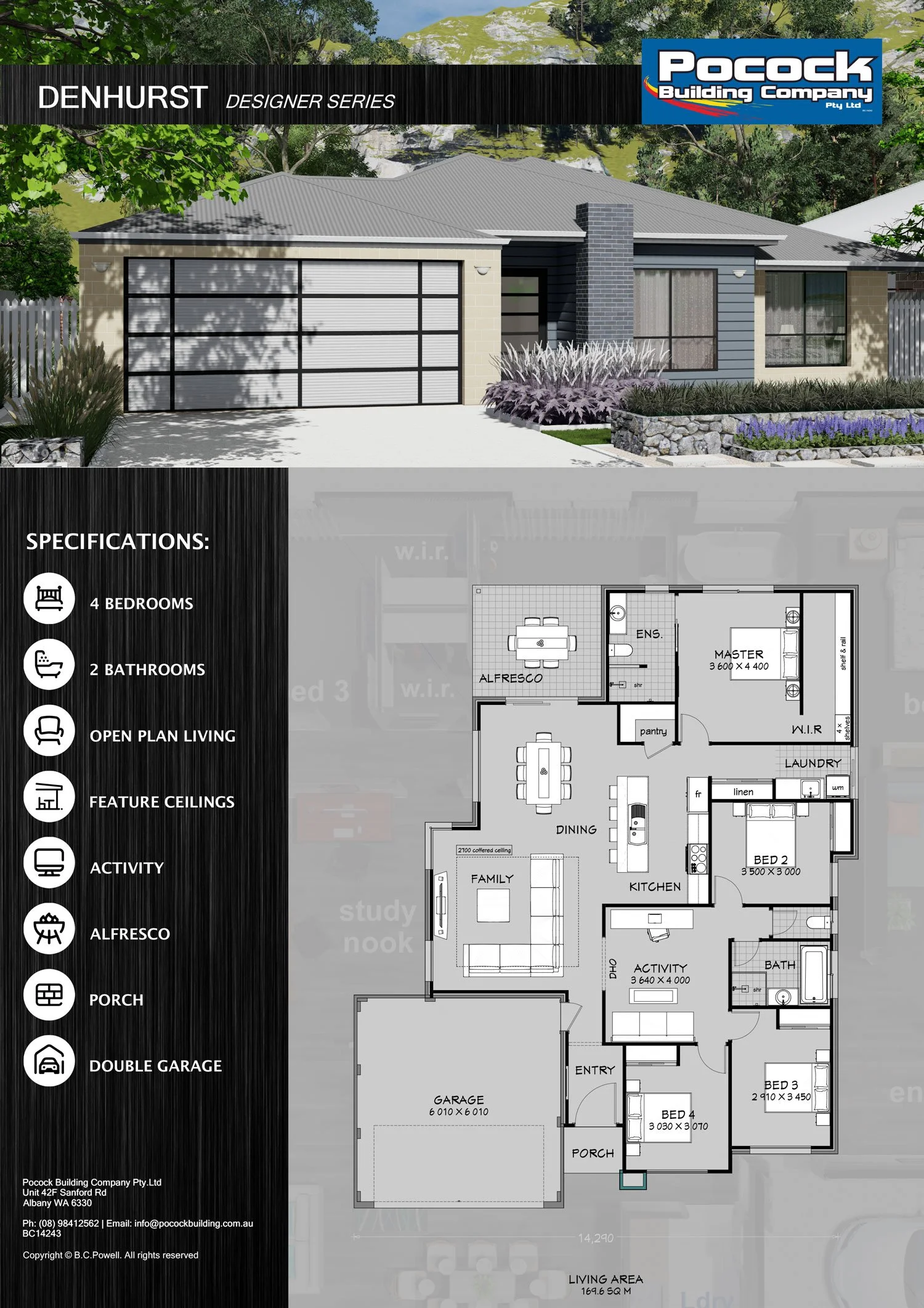 Single Storey Designs — Pocock Building Company