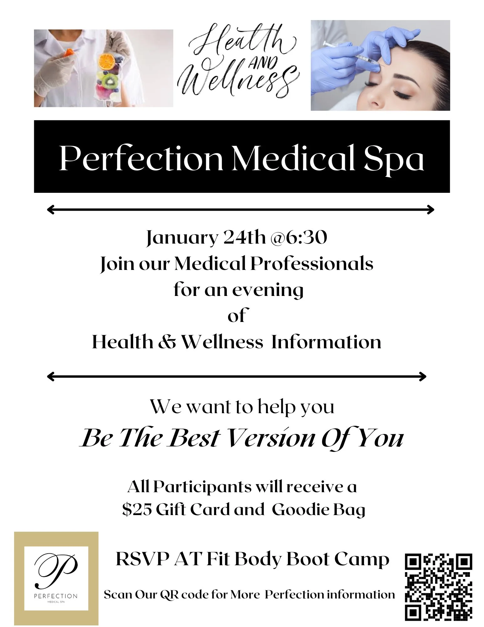 Events — Perfection Medical Spa, LLC