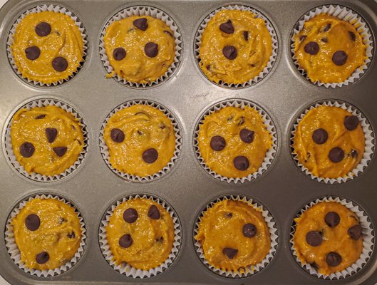 Pumpkin Chocolate Chip Muffins — Laura's Bake Lab