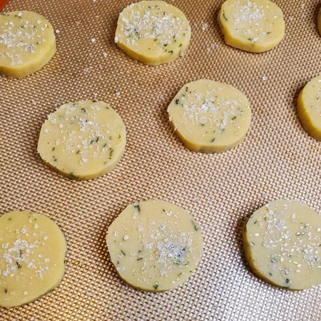 Lemon Basil Slice & Bake Cookies — Laura's Bake Lab