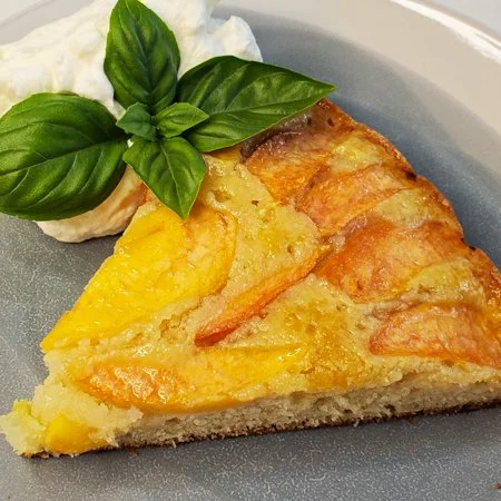 Peach Basil Cake — Laura's Bake Lab
