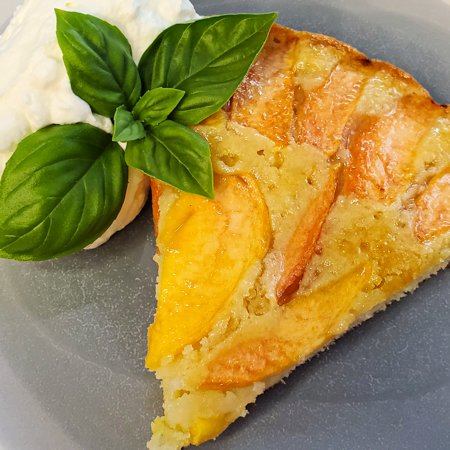 Peach Basil Cake — Laura's Bake Lab