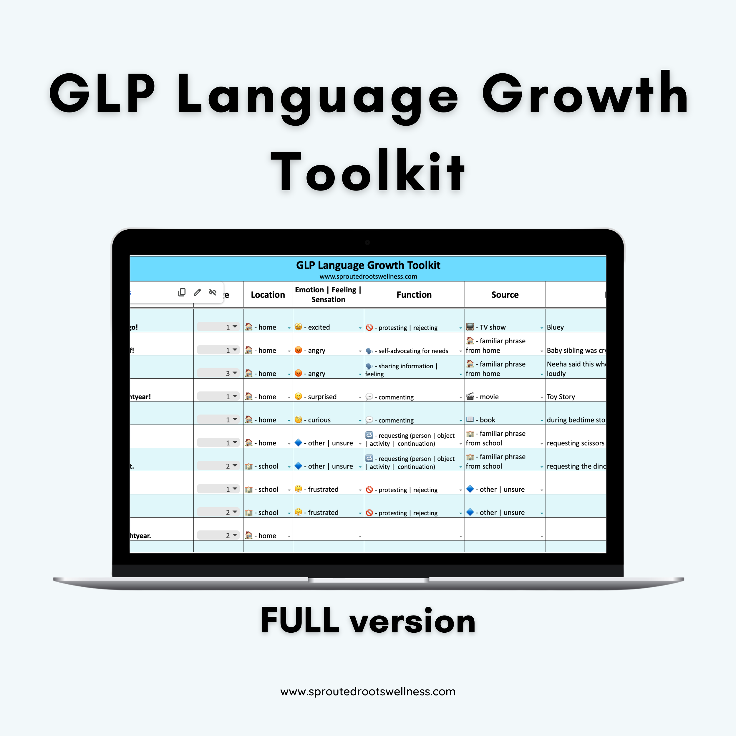 GLP Language Growth Toolkit: Track Gestalt Language Development ...