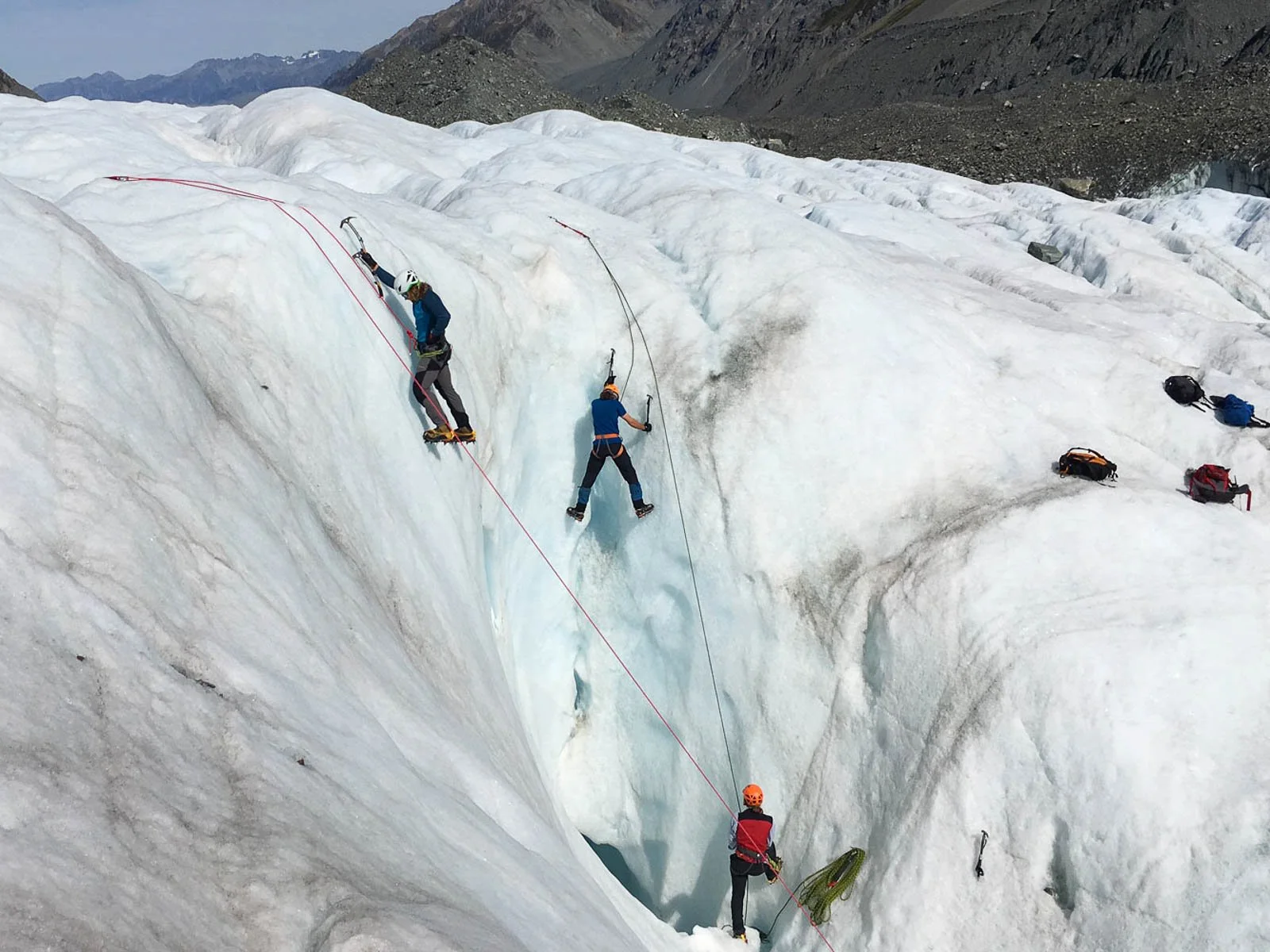 Tasman Glacier Ice Climbing Adventure — Alpine Guides, Aoraki Mount ...
