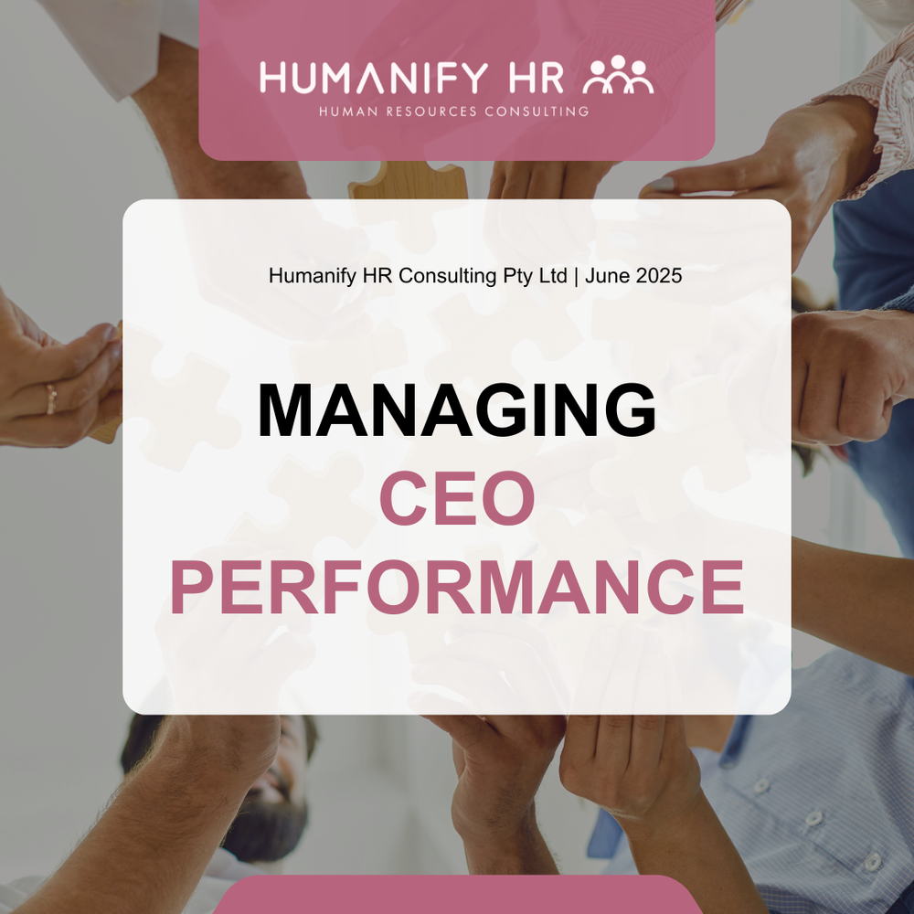 Managing CEO Performance | Humanify HR