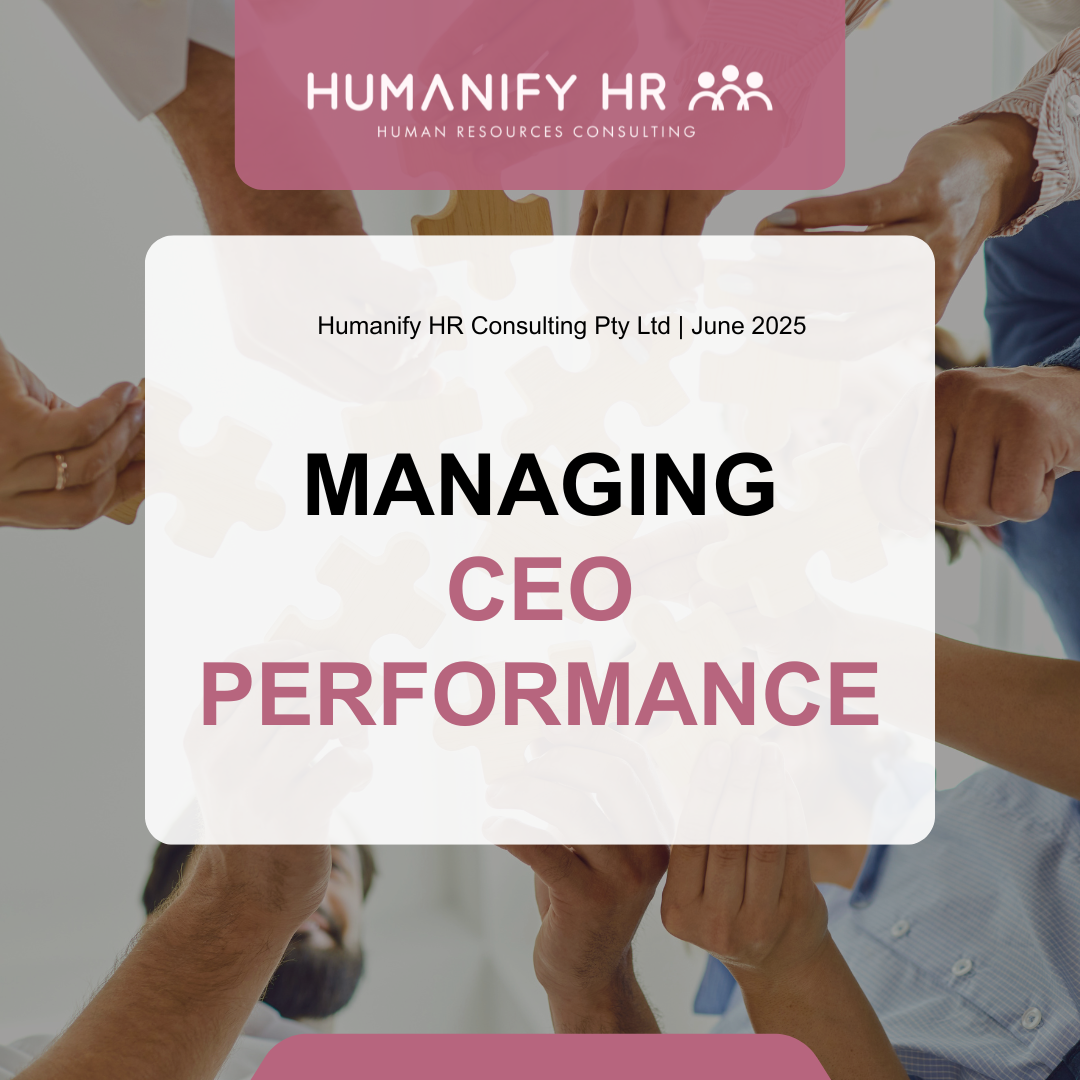 Managing CEO Performance | Humanify HR