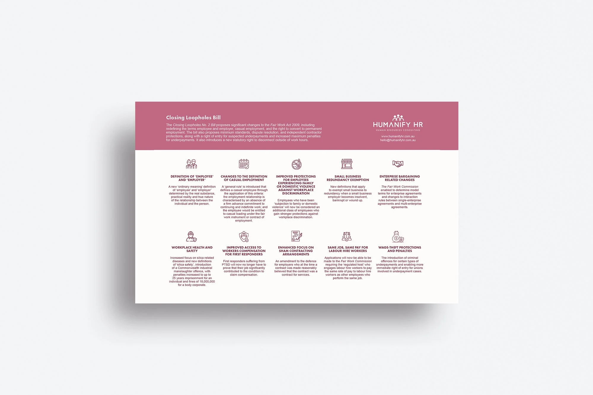Explaining the Changes in the Closing Loopholes Bill