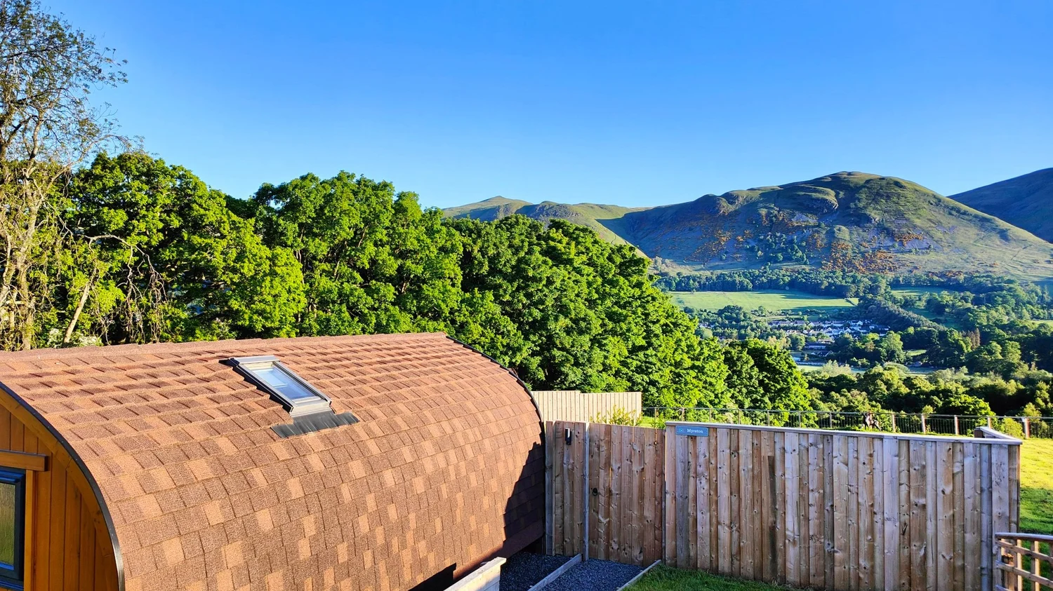 Luxury glamping pods with hot tubs