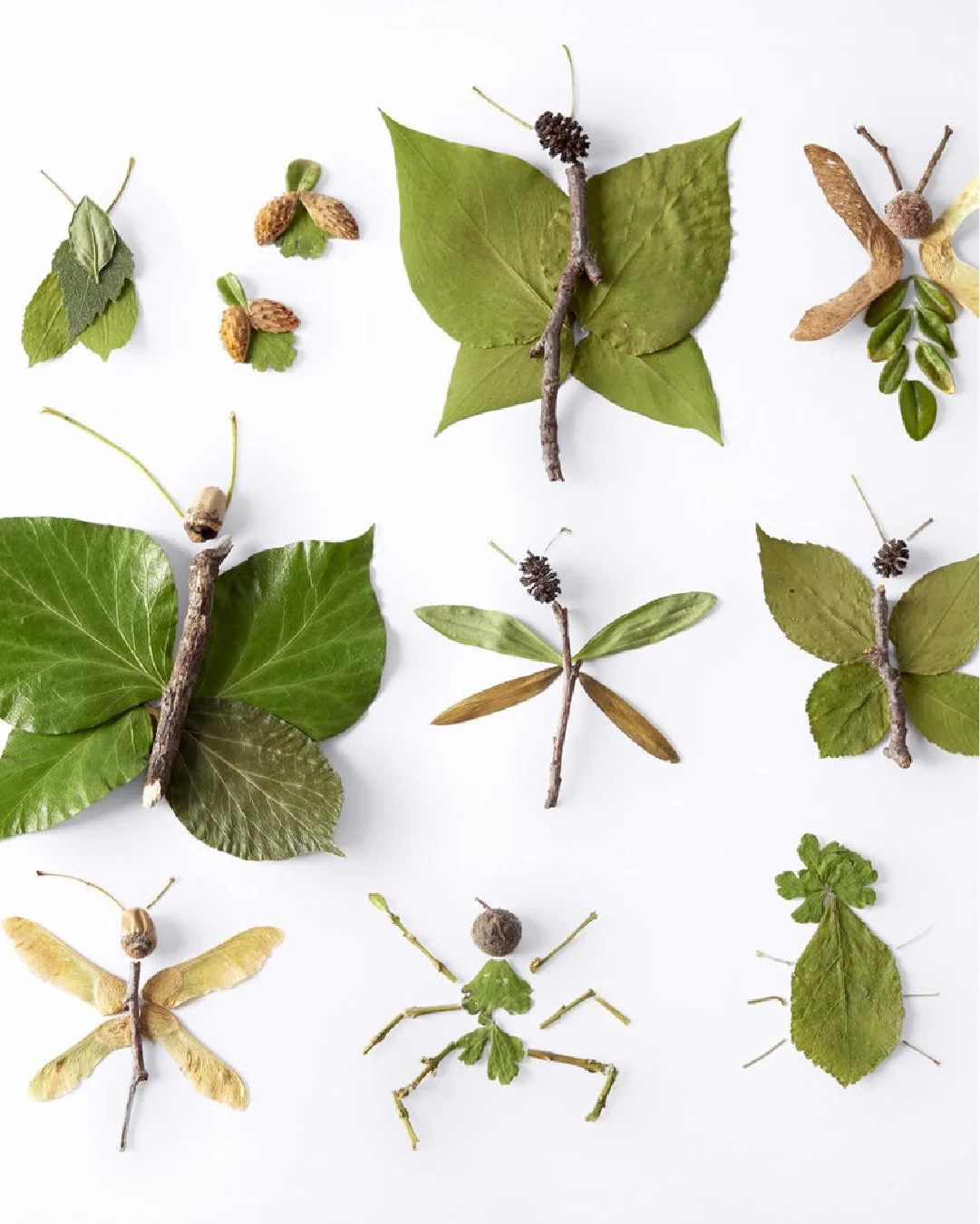 10 proyectos de arte y naturaleza para hacer con niños. — Bridepalla