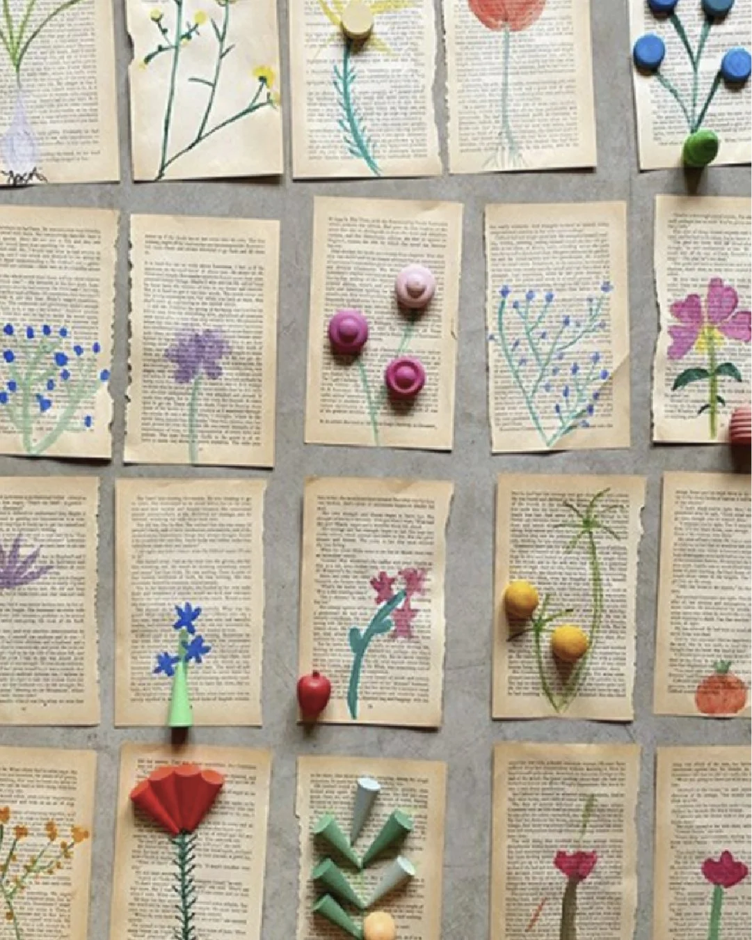 10 proyectos de arte y naturaleza para hacer con niños. — Bridepalla