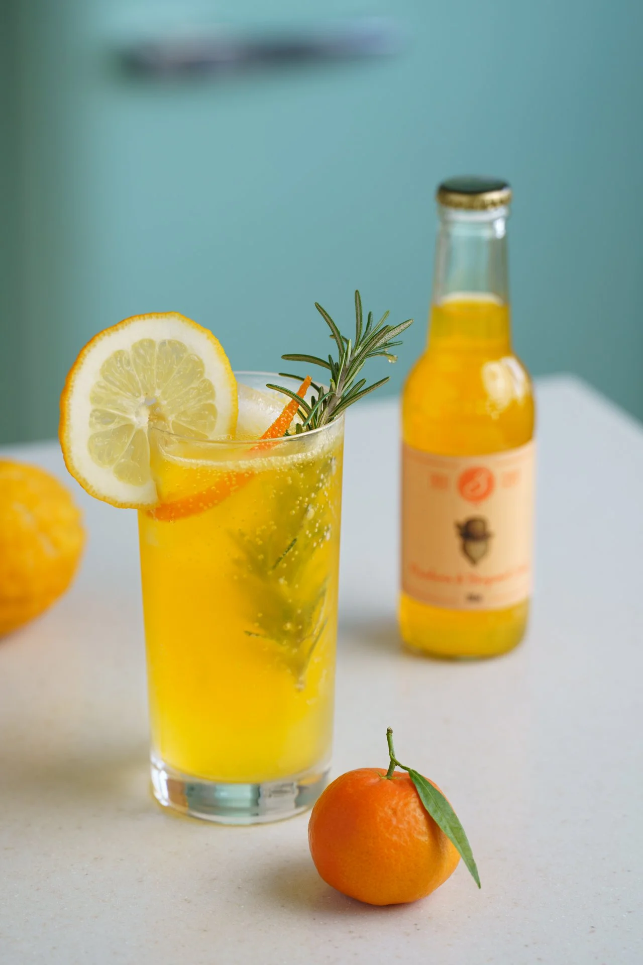Tom Collins με Three Cents Mandarin & Bergamot Soda — Madame Gâteaux