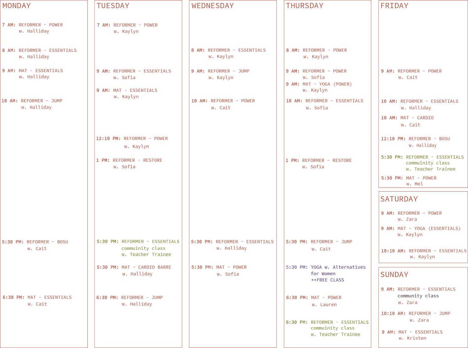 the studio pec – Pilates in PEC & Belleville