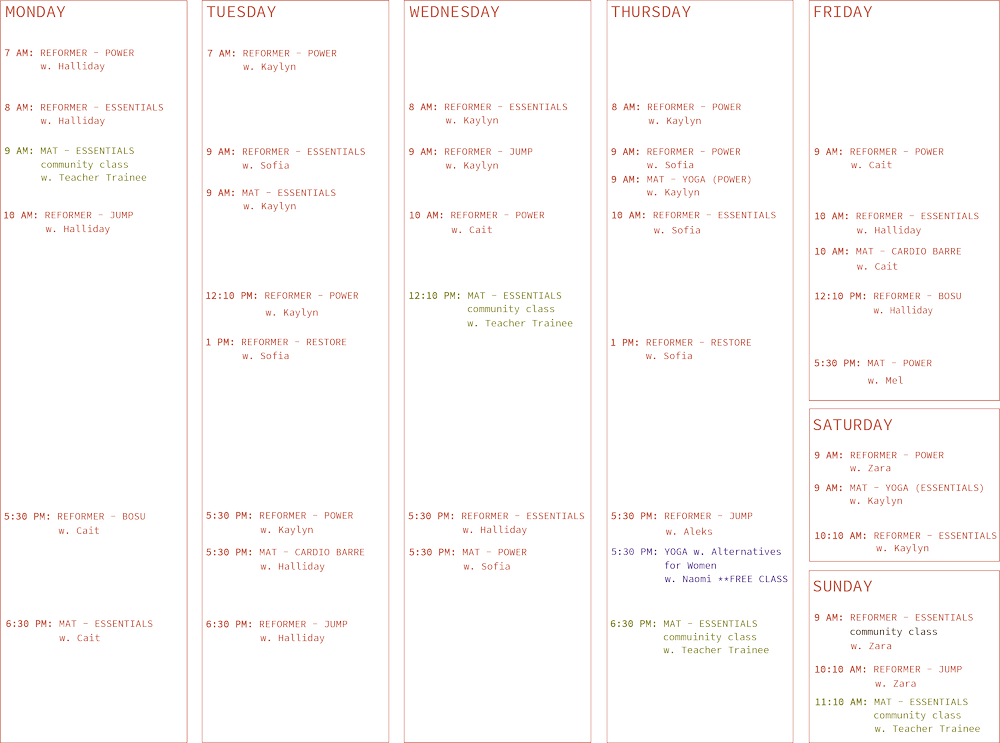 The Studio PEC – Pilates in PEC & Belleville