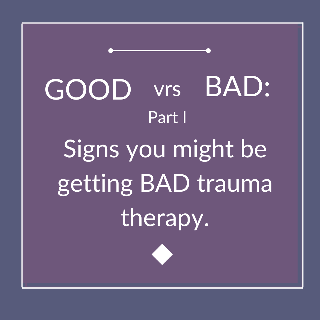 Bad Therapy: 5 Signs you Might Be Getting BAD Trauma Therapy in Atlanta ...