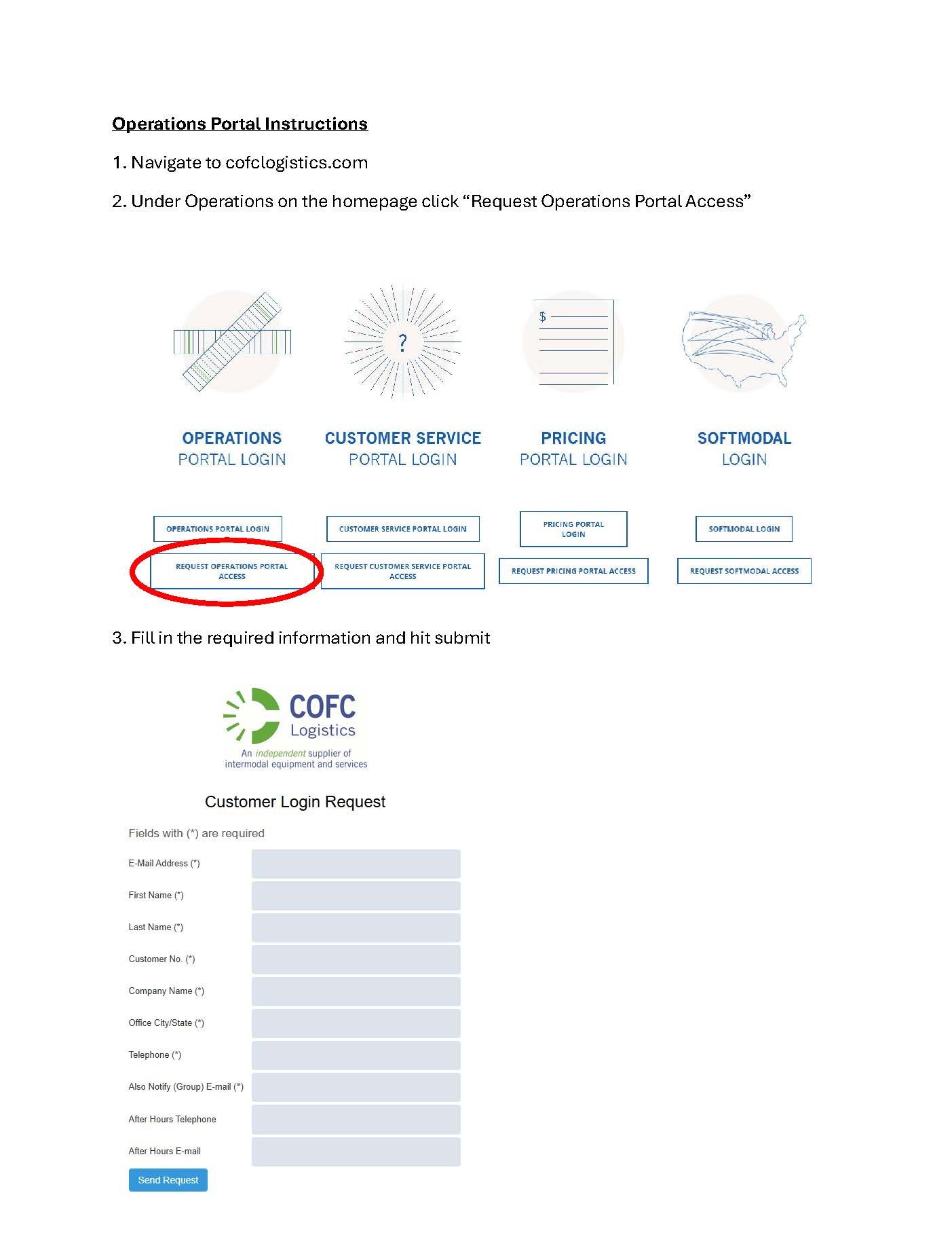 User Guides — COFC Logistics