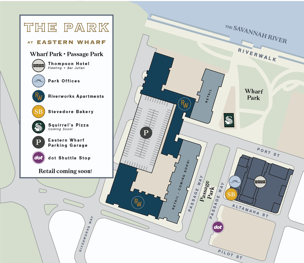 Park Map — The Park at Eastern Wharf