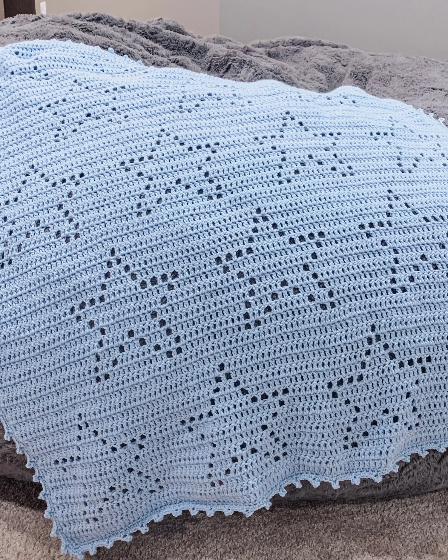 Lola Blanket :: Filet Crochet Pattern :: Koala — Owl B. Hooked - Filet ...