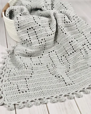 Hope Blanket :: Filet Crochet Pattern :: Awareness Ribbon — Owl B ...